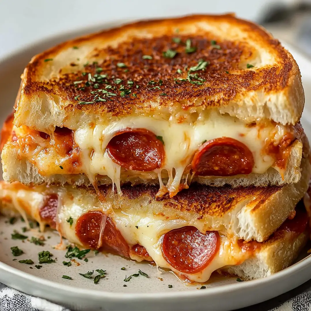 Pepperoni Pizza Grilled Cheese: Melts Better Than Pizza