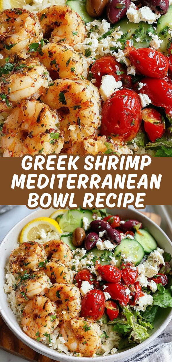 Greek Shrimp Mediterranean Bowl Recipe